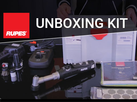 Rupes unboxing kit - iBrid Nano BLX - Rupes tools