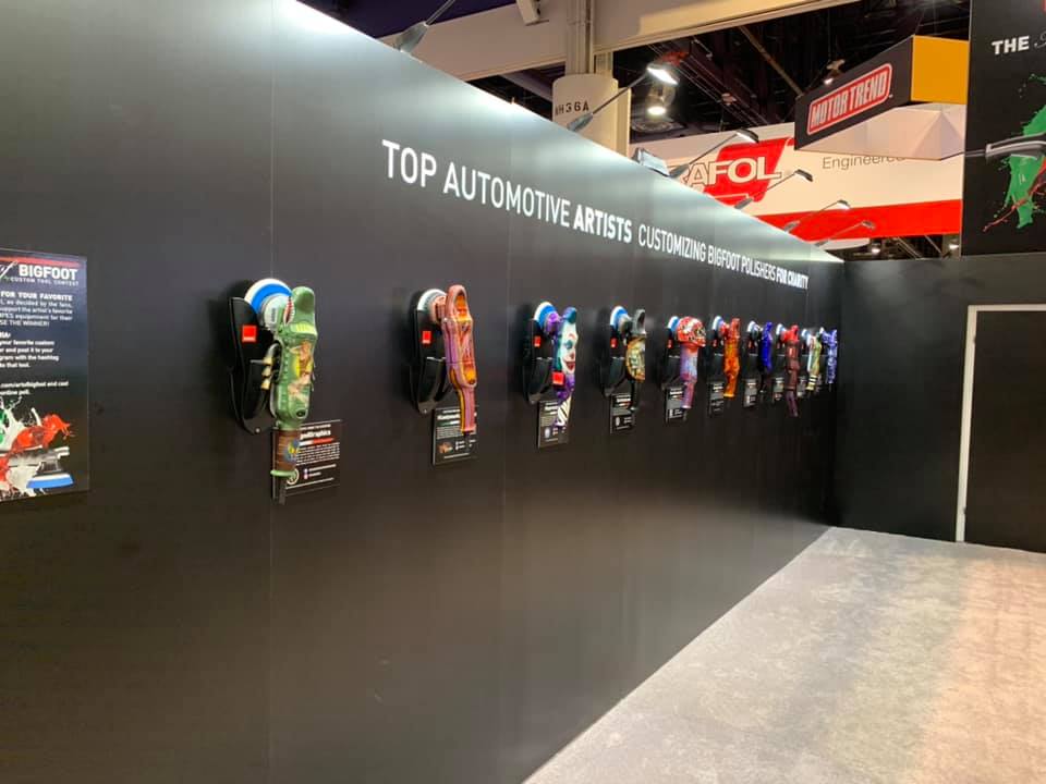 Art of BigFoot at SEMA Show 2019 - Rupes tools