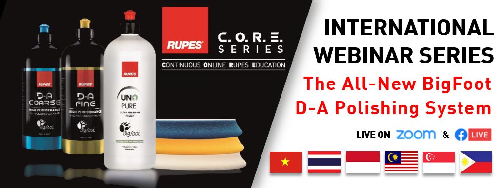 RUPES International Webinar Series comes to ASIA - Rupes tools
