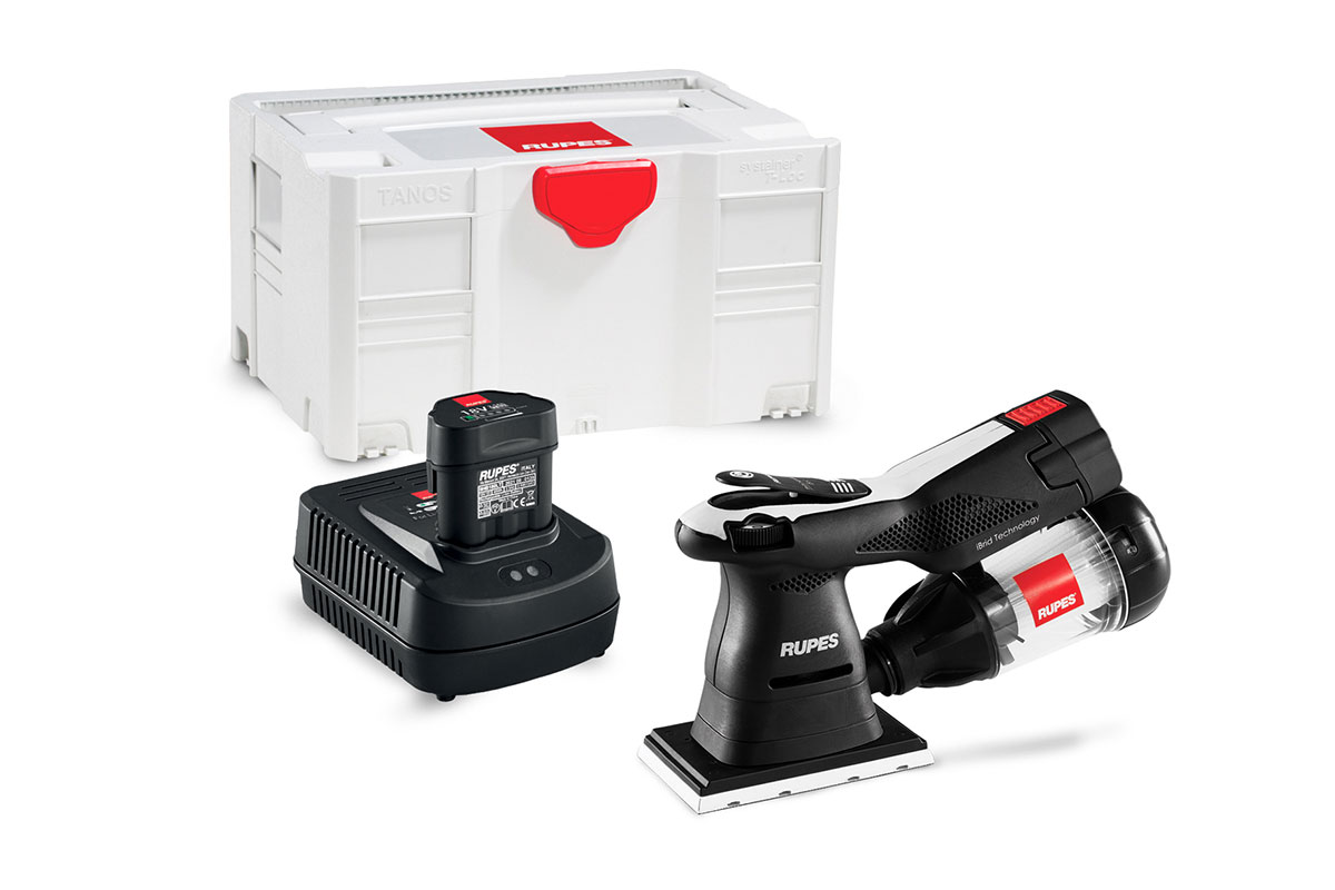 HSE73 Rectangular orbital mini sander with iBRID technology - Rupes tools